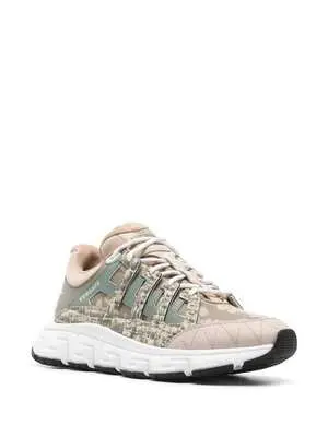 Versace Logo-print Sneakers - Neutrals
