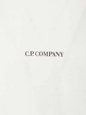 C.P. COMPANY Logo-print Cotton T-shirt - White