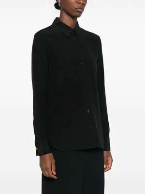 Stella McCartney Pointed-collar Silk Shirt