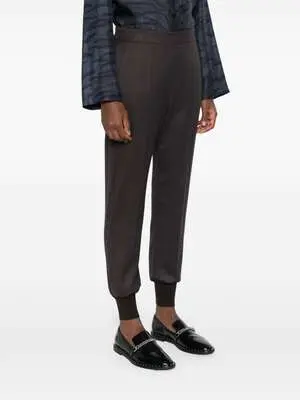 Stella McCartney Wool Tapered Trousers - Grey