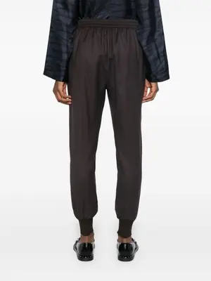 Stella McCartney Wool Tapered Trousers - Grey