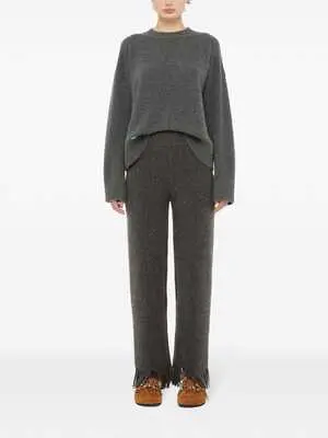 Alanui Wide-leg Trousers - Grey