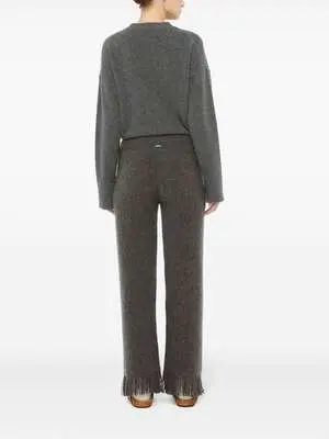 Alanui Wide-leg Trousers - Grey