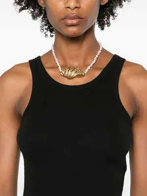 Nanushka Ribbed Cotton-blend Tank Top