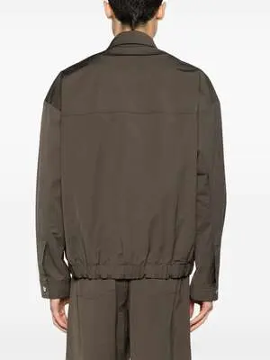 Nanushka Drawstring Twill Shirt Jacket