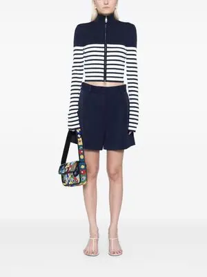 Staud Heather Thigh-length Shorts - Blue