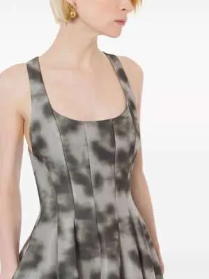 Philosophy Di Lorenzo Serafini Abstract-print Full Skirt Dress