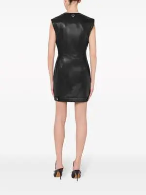 Moschino Leather Mini Dress