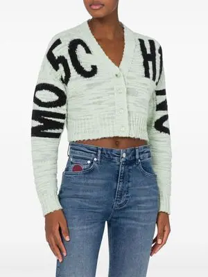 Moschino Cropped Knitted Cardigan