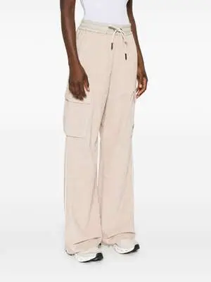 Moncler Logo Patch Corduroy Trousers - Pink