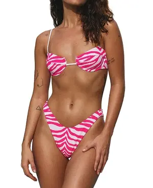 BRIGHT SWIMWEAR Lola Bikini Bottom - Sweet Safari