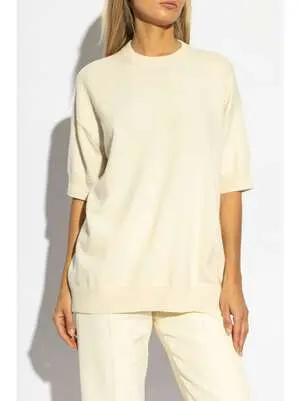 JIL SANDER Crew-neck Knitted T-shirt