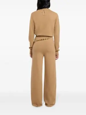 Rabanne Belted Knit Trousers