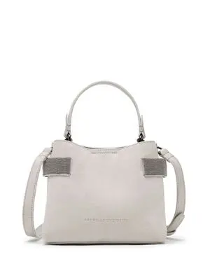 Brunello Cucinelli Small Essence Tote Bag - Grey