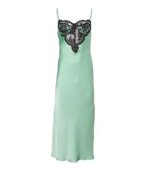 FLEUR DU MAL Frankie Lace Cupped Slip Dress