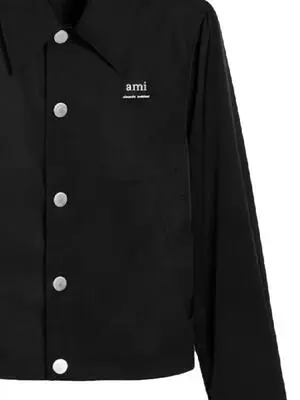 AMI Paris Button-up Jacket - Black