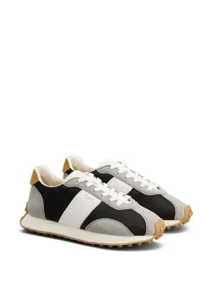 TOD'S Suede-trimmed Sneakers - Grey