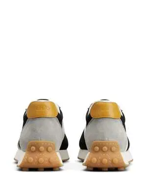 TOD'S Suede-trimmed Sneakers - Grey