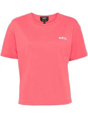 A.p.c. Boxy Cotton T-shirt - Pink