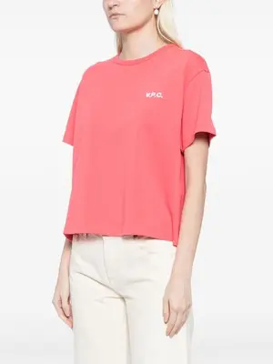 A.p.c. Boxy Cotton T-shirt - Pink