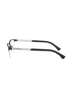 Emporio Armani Rectangle Eyeglasses - Black