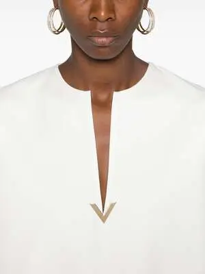 Valentino Garavani Vgold Embellished Top