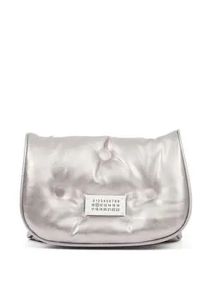 MAISON MARGIELA Glam Slam Flap Shoulder Bag - Silver