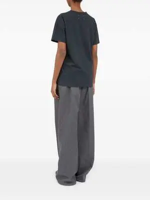 MAISON MARGIELA Embroidered Logo T-shirt - Grey