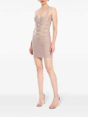 Herve Leger Halterneck Bandage Minidress