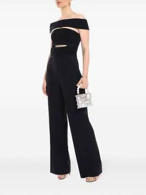 Herve Leger Lila Off-shoulder Jumpsuit