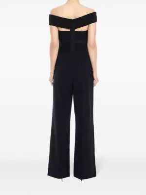 Herve Leger Lila Off-shoulder Jumpsuit