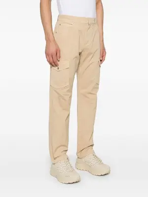 Balmain Logo Patch Tapered Trousers
