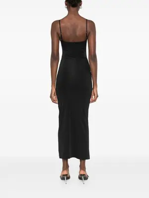 NISSA Cut-out Midi Dress - Black
