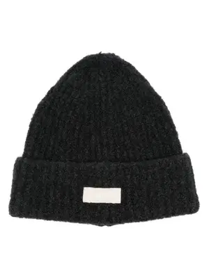 AUTRY Logo-patch Beanie - Grey