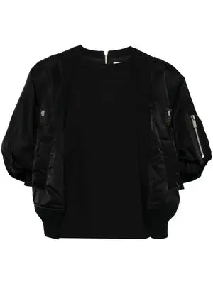 Sacai Textured Sweatshirts Hoodies For Women