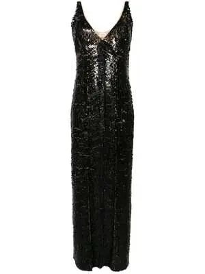 P.a.r.o.s.h Sequinned Maxi Dress