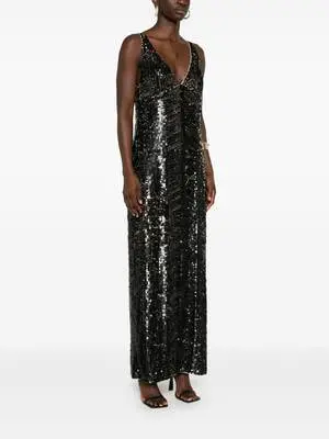 P.a.r.o.s.h Sequinned Maxi Dress