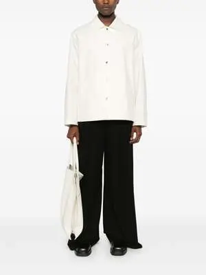 JIL SANDER Logo-print Jacket - Neutrals