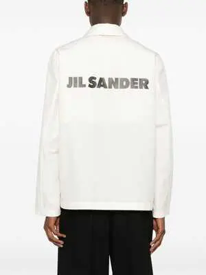 JIL SANDER Logo-print Jacket - Neutrals