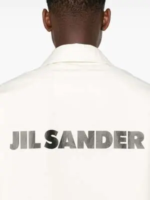 JIL SANDER Logo-print Jacket - Neutrals