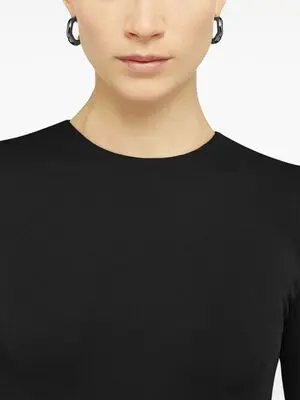 JIL SANDER Layered-design Midi Dress - Black