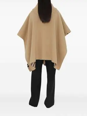 Burberry Reversible Check Hooded Cape - Neutrals