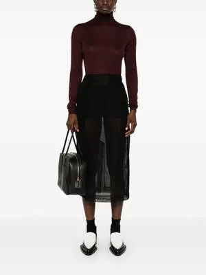 Fabiana Filippi Roll-neck Sweater - Red