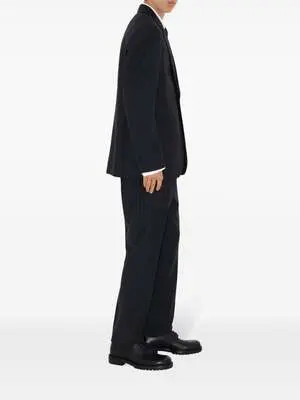 Burberry Wool Tailored Trousers - Blue