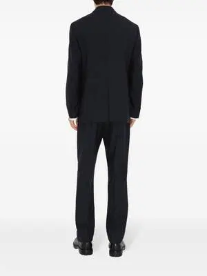 Burberry Wool Tailored Trousers - Blue