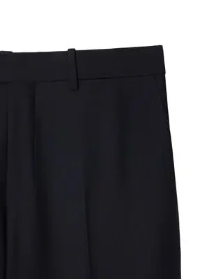 Burberry Wool Tailored Trousers - Blue