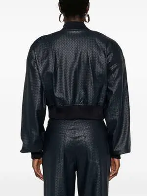 ROTATE BY BIRGER CHRISTENSEN Braided Cropped Jacket