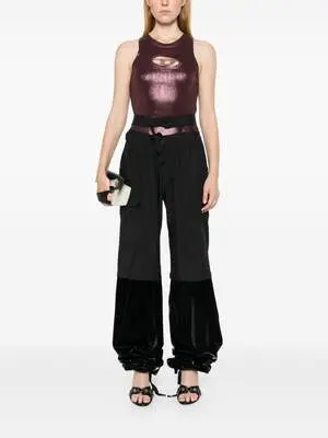 Ottolinger Raw-cut Finish Trousers - Black