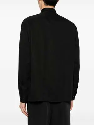 BOSS Long Sleeve Cotton Shirt - Black