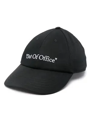 Off-White Out Of Office" Baseball Cap - Black